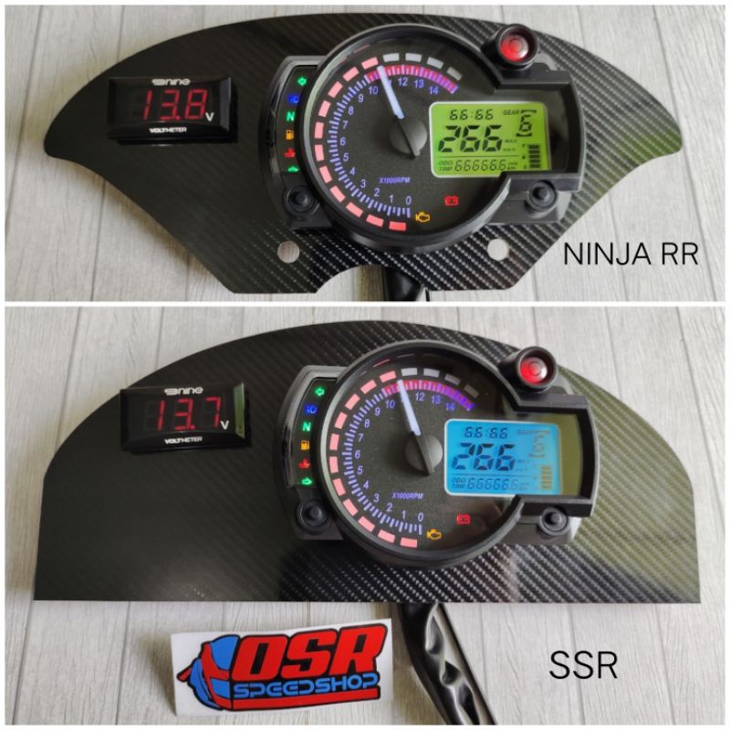 Jual Termurah speedometer speedo koso rx2n pnp soket ori ninja r rr ssr ...
