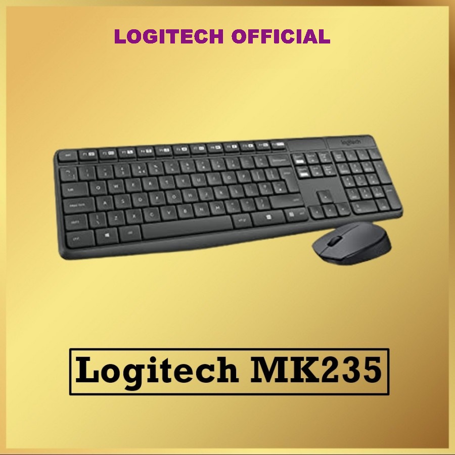 Jual Logitech Wireless Mouse Keyboard MK235 / Combo / MK 235 | Shopee Indonesia