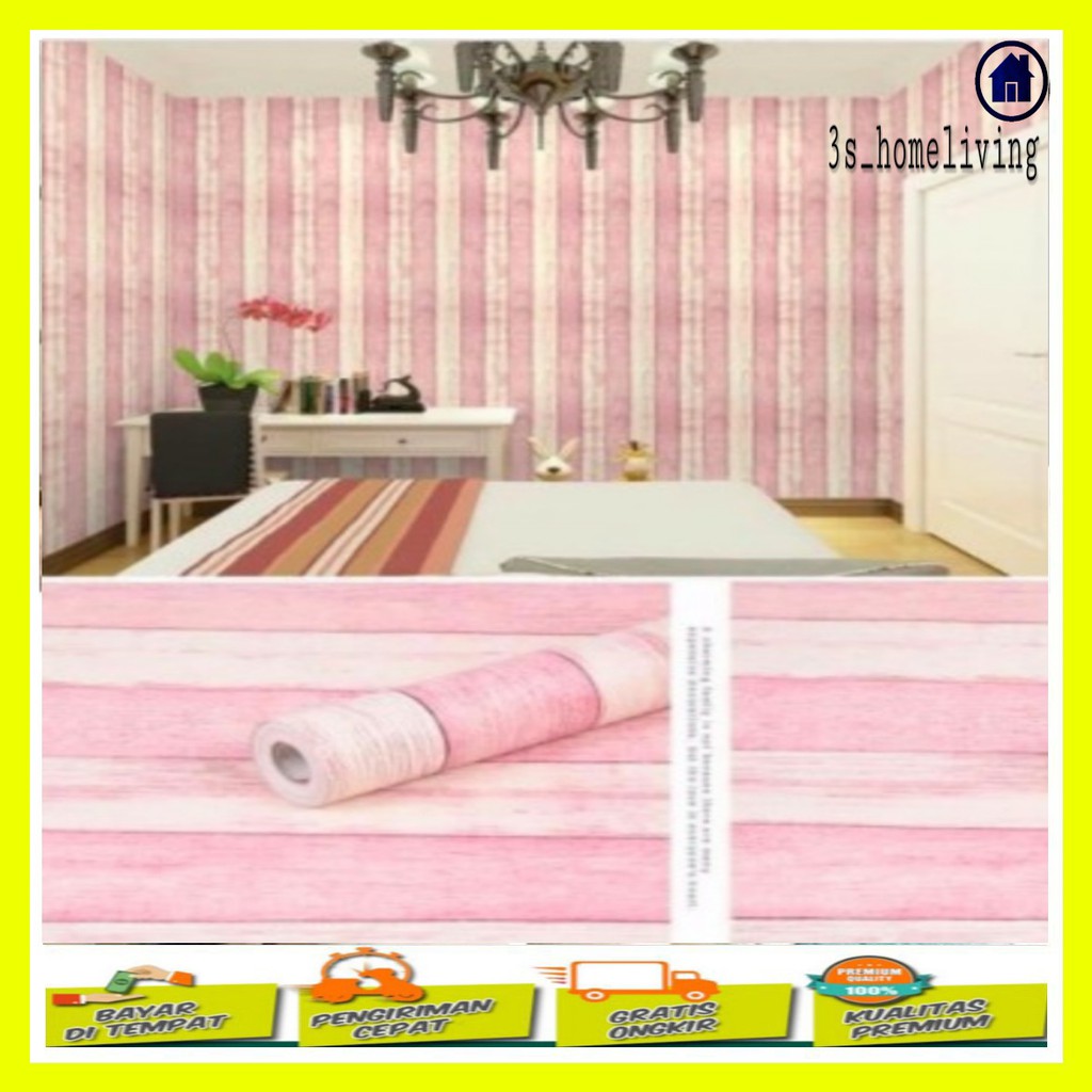 Jual Wallpaper Dinding Kayu Pink Wallpaper Kayu Pink Wallpaper Salur ...