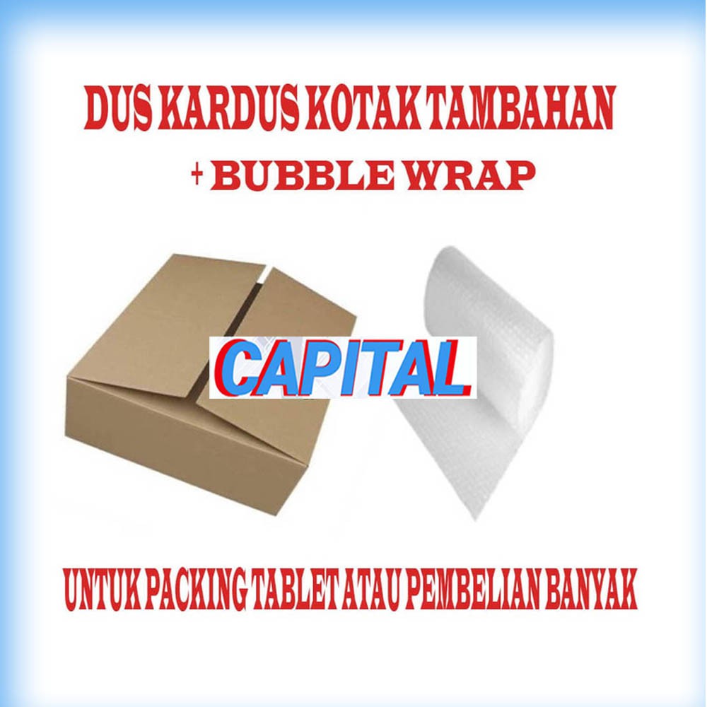 Jual PACKING DUS KOTAK TAMBAHAN BUBBLE WRAP UNTUK TABLET / PEMBELIAN ...
