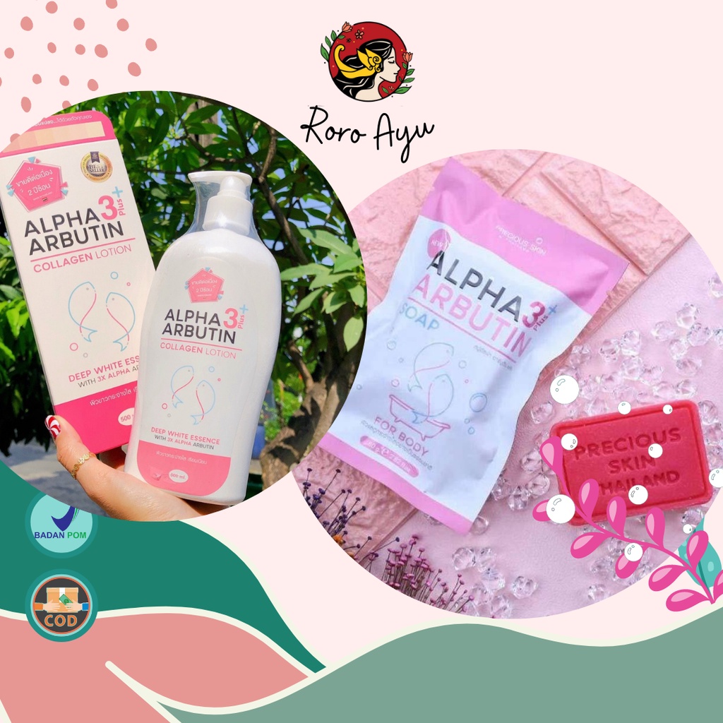 Jual Precious Skin Alpha Arbutin 3 Plus Collagen Whitening Soap dan ...