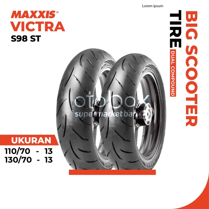 Jual Paket Ban NMAX Depan Belakang Maxxis 110/70-13 & 130/70-13 VICTRA ...