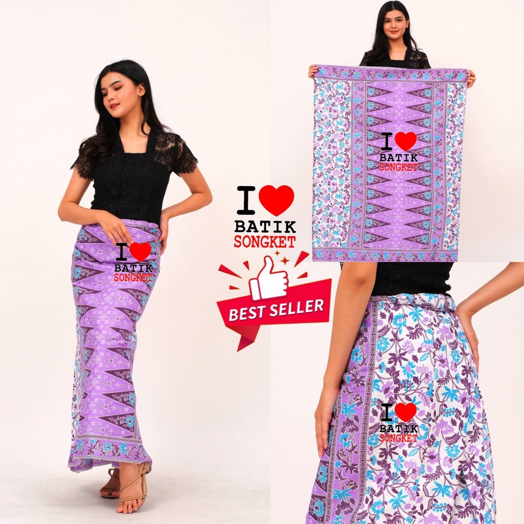 Jual SARUNG BETAWI MOTIF 27 TUMPAL PUCUK REBUNG KAIN BATIK JAKARTA UNGU ...