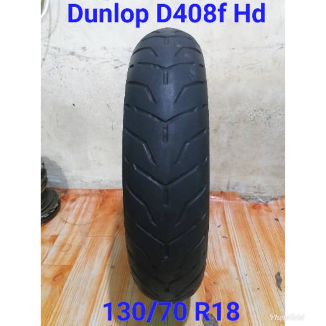 Jual ban dunlop d408f hd uk 130 70 R18 copotan 2nd eks limbah moge ...