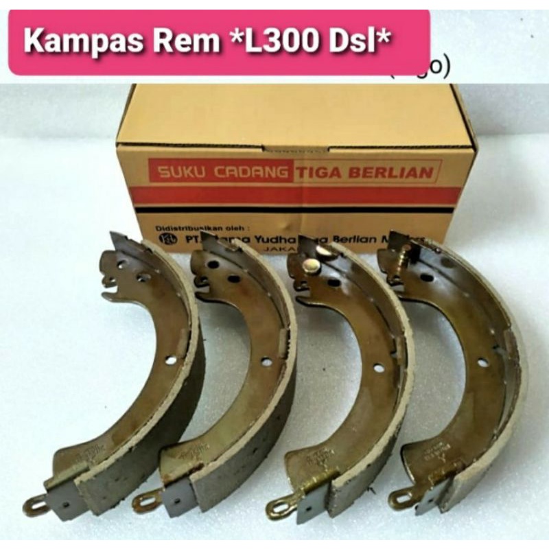 Jual Brake shoe kampas rem belakang l300 diesel | Shopee Indonesia