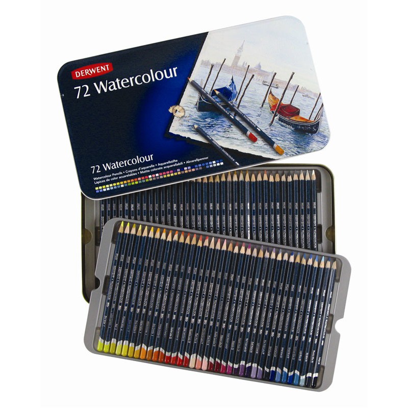 Jual Derwent Watercolour Pencils Set 72 - Pensil Warna | Shopee Indonesia