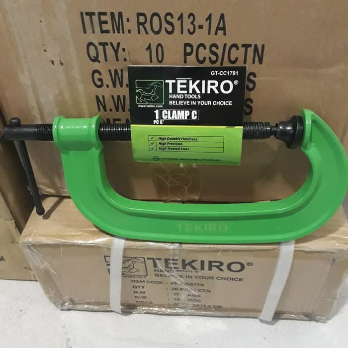Jual Tekiro clamp C 6 in / Klem C 6" | Shopee Indonesia