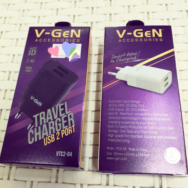 Jual Travel Charger V-Gen | Shopee Indonesia
