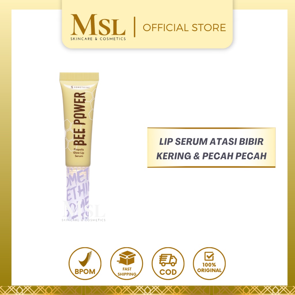 Jual MSL - Somethinc Bee Power Propolis Glow Lip Serum Original ...