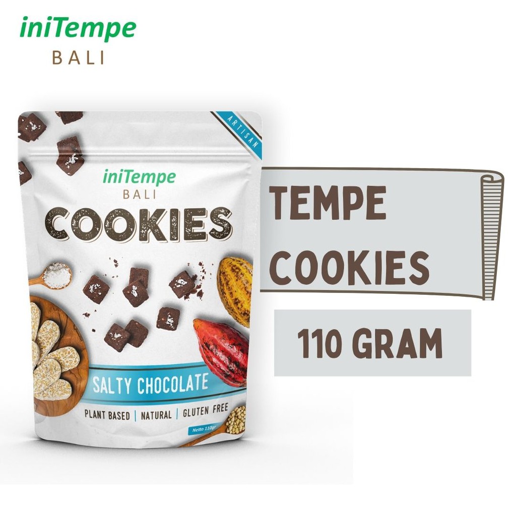 Jual Cookies Salty Chocolate Tempe / Kukis Tempe dengan Coklat "Ini ...