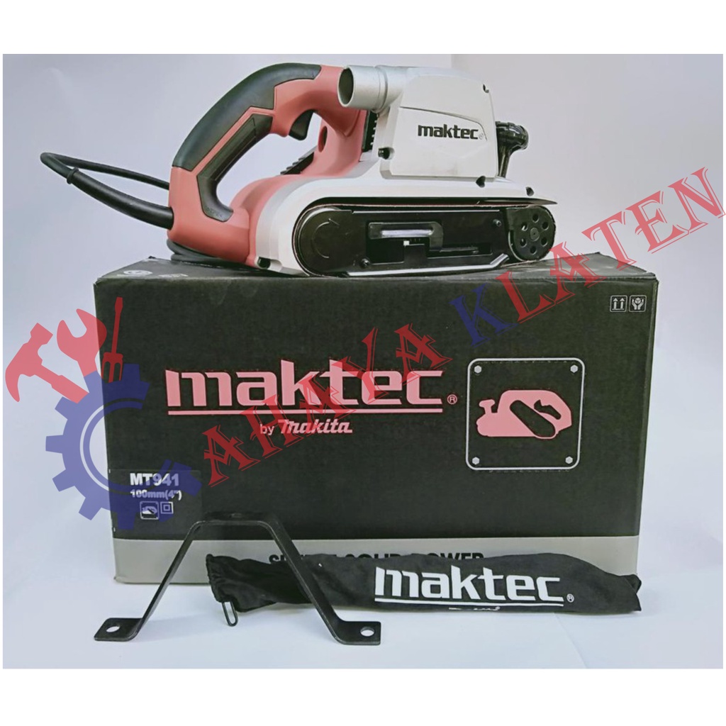 Jual Mesin Amplas Belt Sander 100 mm Maktec MT 941 | Shopee Indonesia