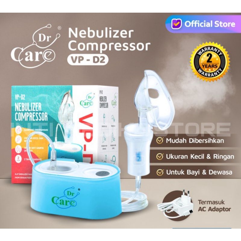 Jual alat nebu portable VP D2 Dr care alat uap nebulizer | Shopee Indonesia