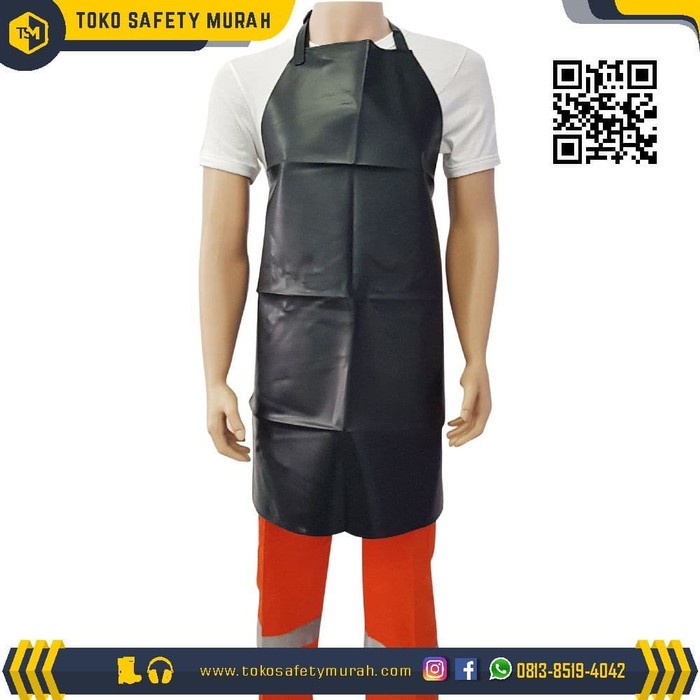 Jual Apron PVC Celemek Masak Pelindung Dada Anti Air Panjang 90 cm ...