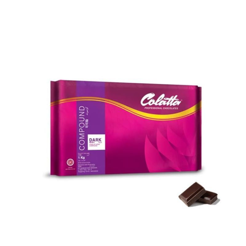 Jual COLATTA COKLAT COMPOUND DARK 1KG / COKLAT BATANG / COKLAT BLOK ...