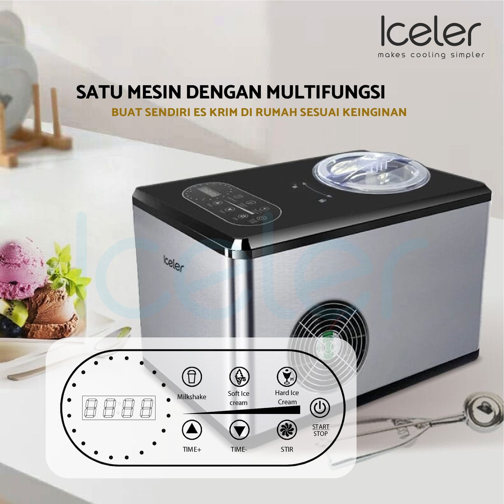 Jual Iceler Ice Cream Machine 3IN1 Mesin Es Krim Home Used Touch Screen ...