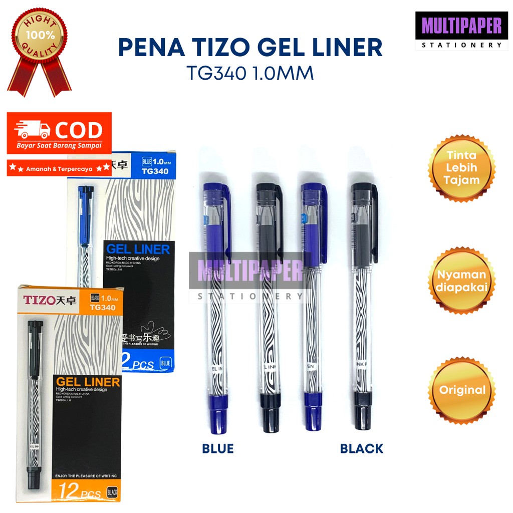 Jual Pena Tanda Tangan Tizo TG340 1,0mm | Shopee Indonesia