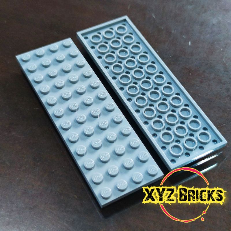 Jual LEGO PARTS 4211401 - Plate 4x12 Medium Stone Grey - LBG | Shopee ...
