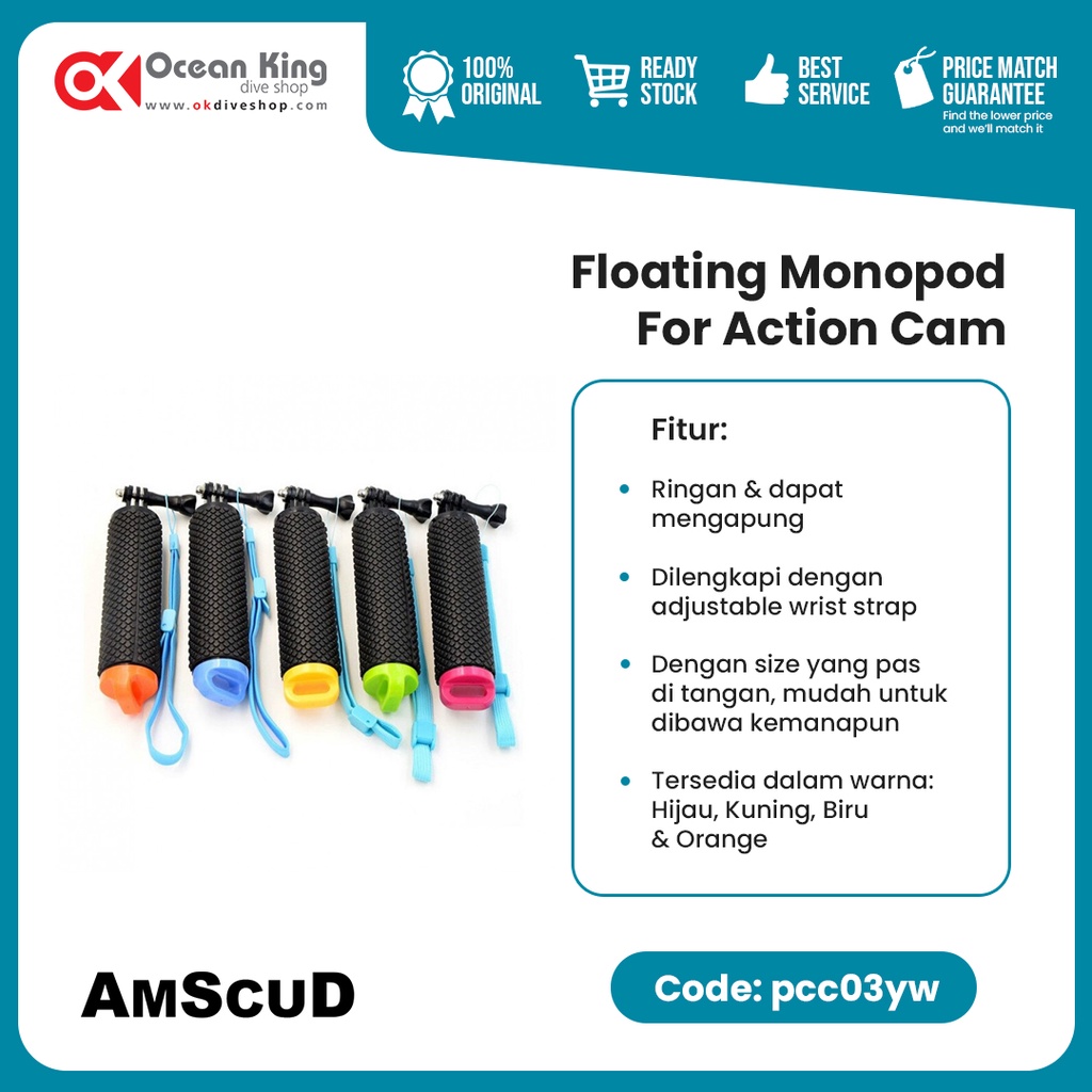 Jual FLOATING MONOPOD FOR ACTION CAMERA | Shopee Indonesia