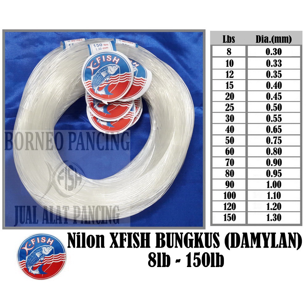 Jual Senar Nilon XFISH 300m | Shopee Indonesia