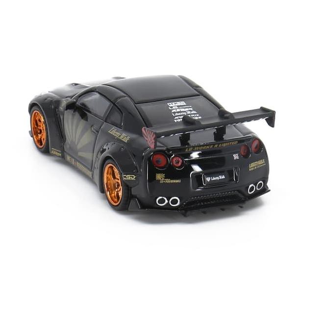 Jual MiniGT 1/64 LBWorks Nissan GT-R R35 Black w/ Copper Wheel | Shopee ...