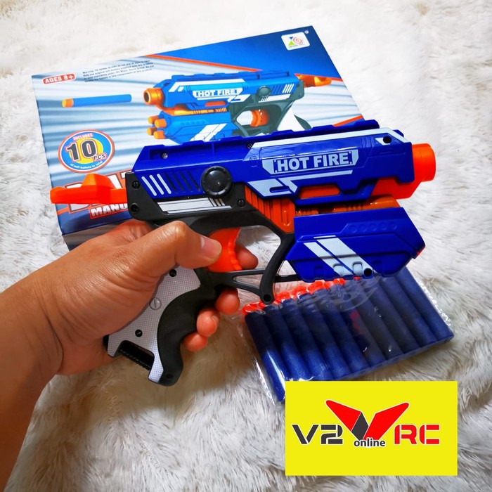 Jual Mainan Zecong Gun Pistol Blaze Strom 7036 soft Bullet ( Replika ...