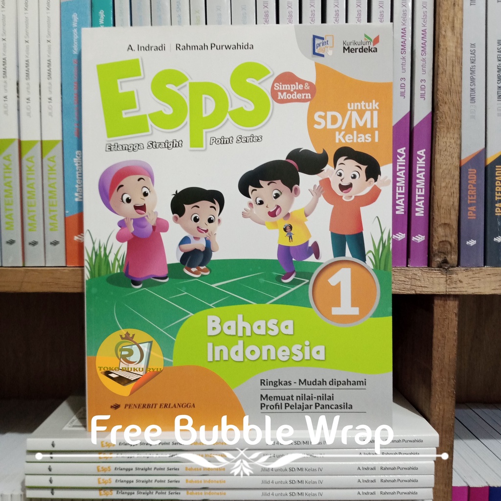 Jual Buku ESPS Bahasa Indonesia Kelas 1 SD Kurikulum Merdeka Erlangga | Shopee Indonesia