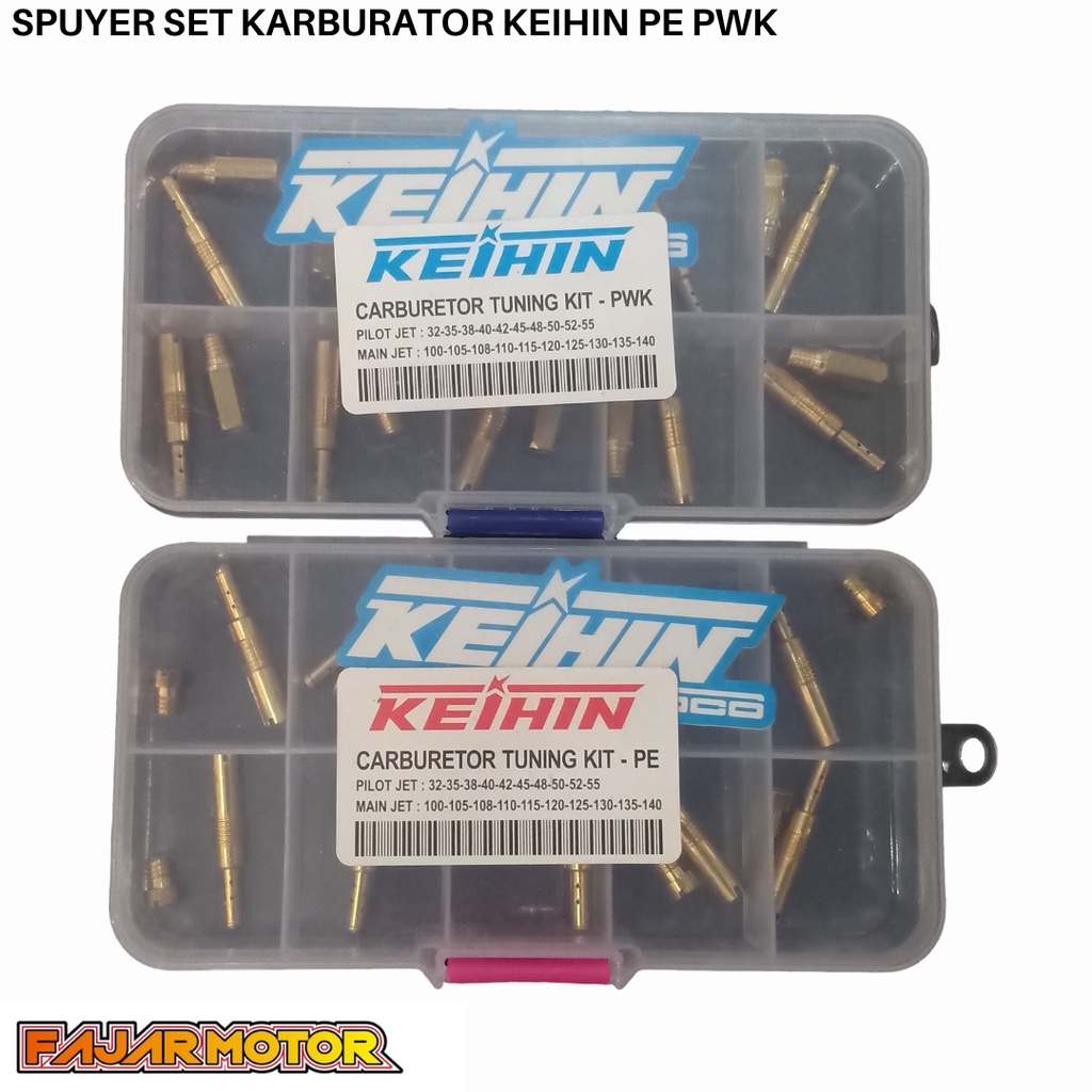 Jual KARBURATORS TUNING KIT SPUYER KEIHIN SET PWK PE MAIN JET PILOT JET | Shopee Indonesia