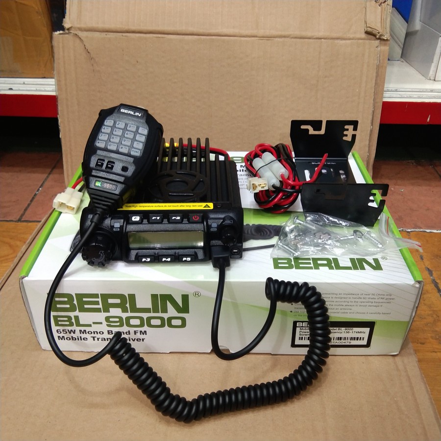 Jual RADIO RIG BERLIN BL-9000 /BL9000 VHF ORIGINAL BERGARANSI | Shopee ...