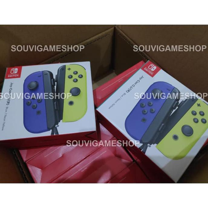 Jual Nintendo Switch Joycon Joy-Con Joy Con Left & Right Blue - Neon ...
