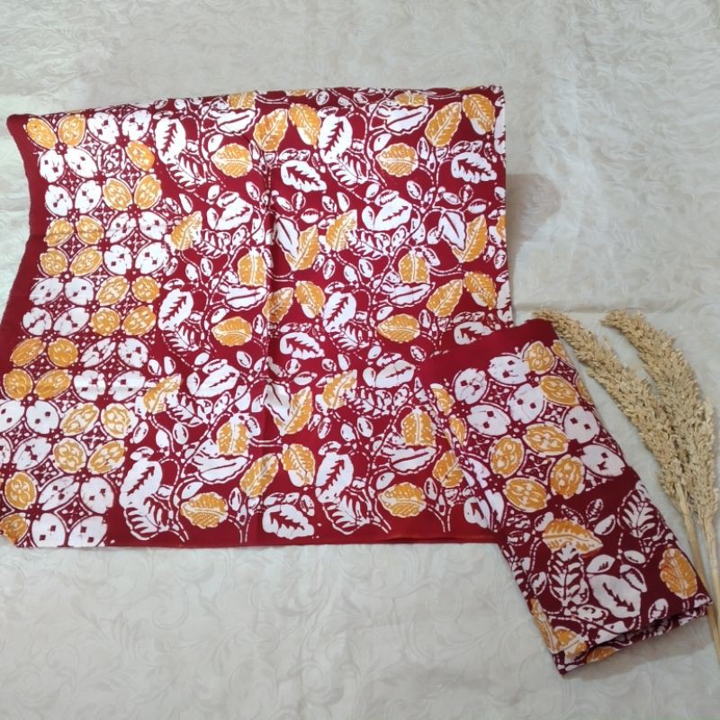 Jual Batik Cap Kombinasi Tulis Motif Daun Jambu Batik Klaten Jogja Solo ...