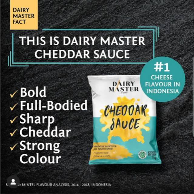Jual Dairy Master Cheddar Sauce - Saus Keju Cheddar 1 Kg | Shopee Indonesia