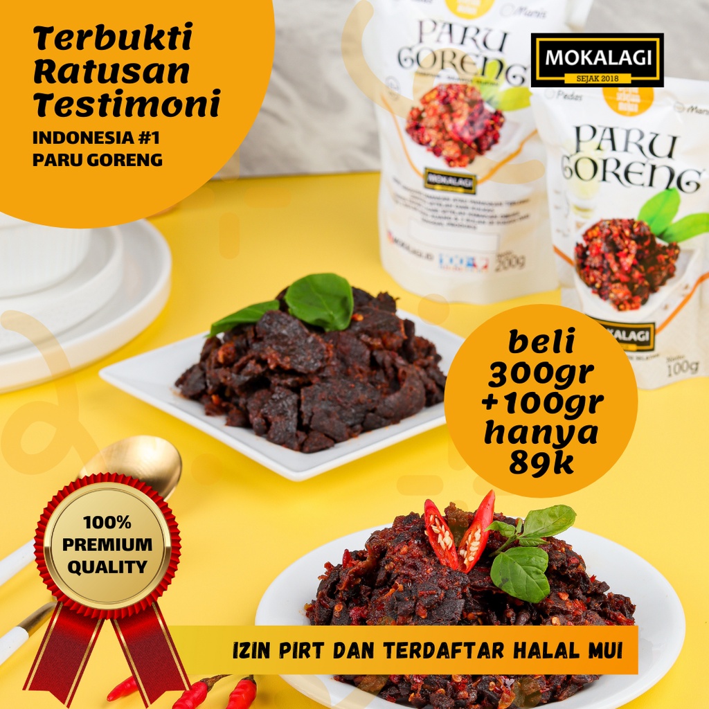 Jual Paket MURAH 300gr + 100gr Paru rica (HEMAT 5000) | Shopee Indonesia