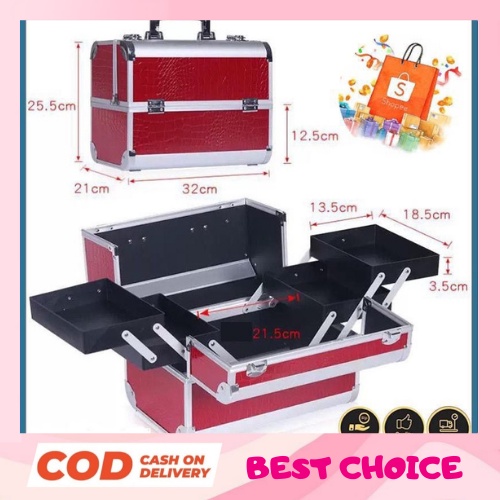 Jual Promo Kotak kosmetik /box kosmetik /Make up Box /beauty case ...