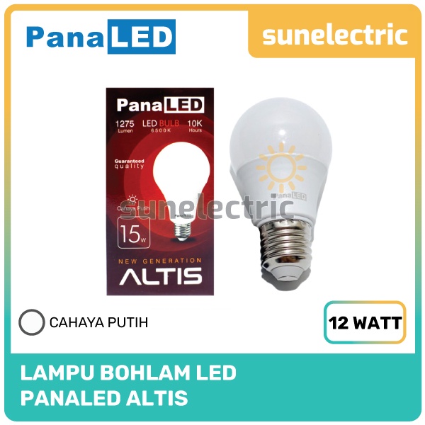 Jual PanaLED Lampu Bohlam LED Cahaya Putih Cool Day Light 6500K SNI Altis 5W , 7W , 9W , 12W ...