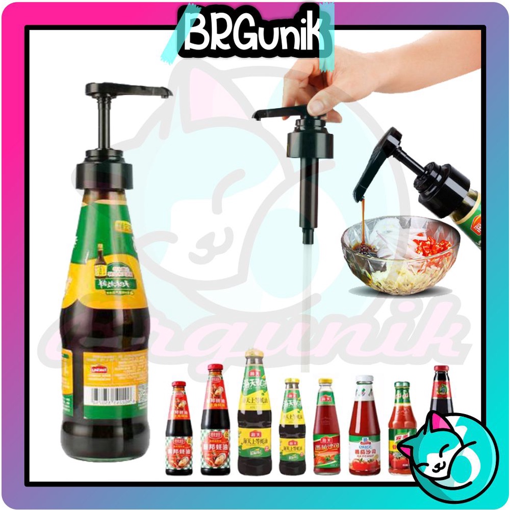 Jual BRGUNIK Alat Pompa Botol Sirup / Pompa Botol MONIN / Pompa Kecap ...