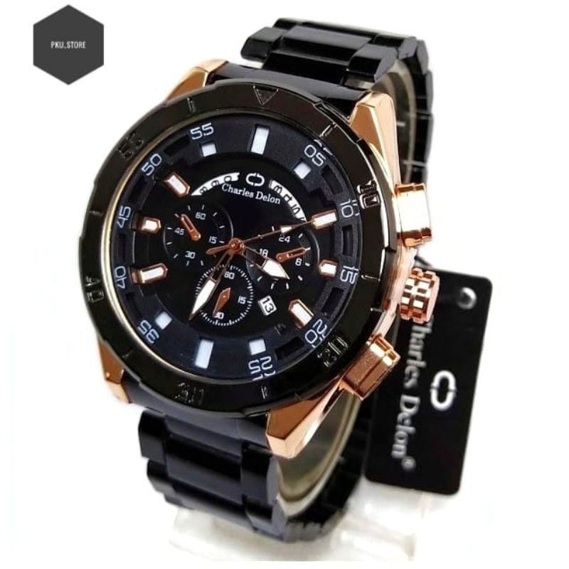 Jual CHARLES DELON TERBARU_JAM TANGAN PRIA CHARLES DELON ORIGINAL ...