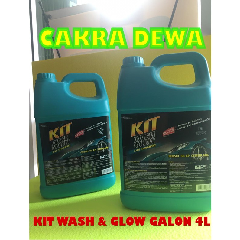 Jual KIT Wash and Glow car shampoo sampo mobil dengan busa pembersih ...