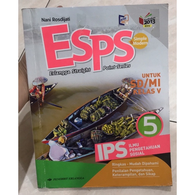 Jual Buku IPS Kelas 5 SD SECOND (1 pcs) | Shopee Indonesia