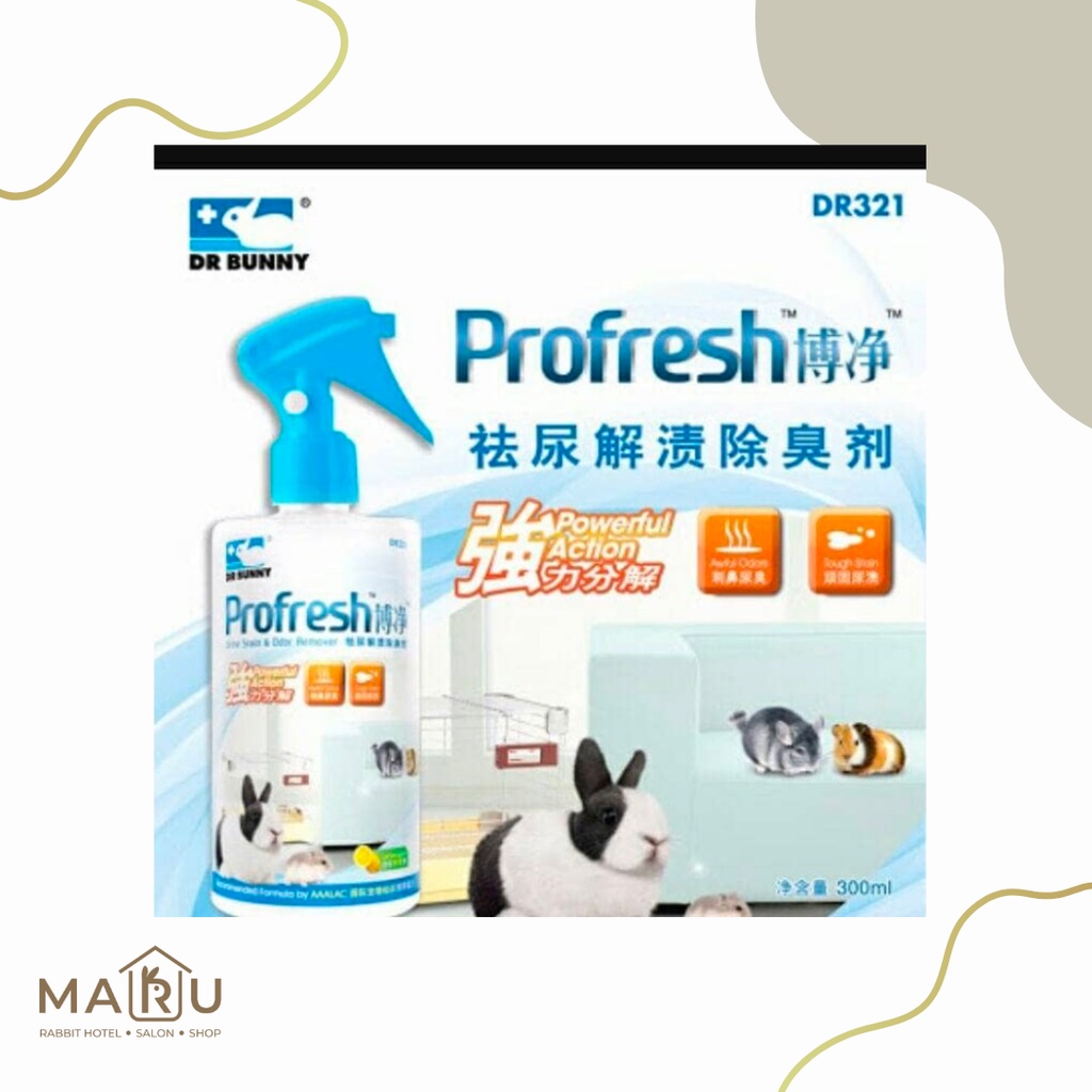 Jual Dr Bunny Profresh Urine Stain & Odor Remover 300ml | Shopee Indonesia