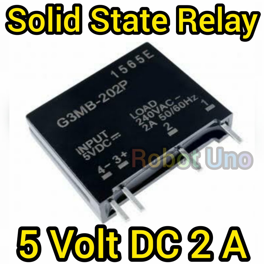 Jual SSR Solid State Relay 5VDC 2A OMRON 240VAC GMB-202P | Shopee Indonesia