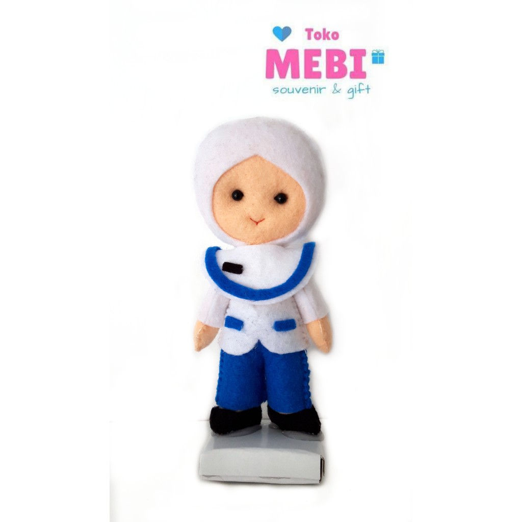Jual Boneka Flanel Profesi Perawat Toko Mebi ukuran 15cm | Shopee Indonesia