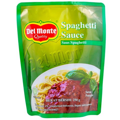 Jual DelMonte Spaghetti Sauce 250gr – Saus Spagheti 250 gr | Shopee ...