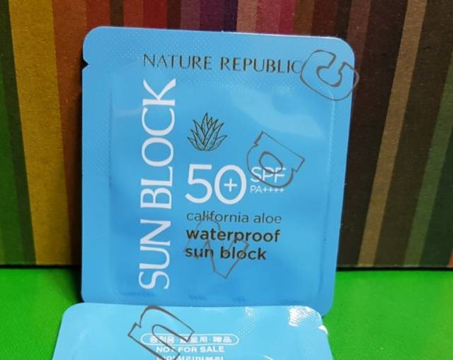 Jual NATURE REPUBLIC CALIFORNIA ALOE DAILY SUN BLOCK / WATERPROOF SUN ...