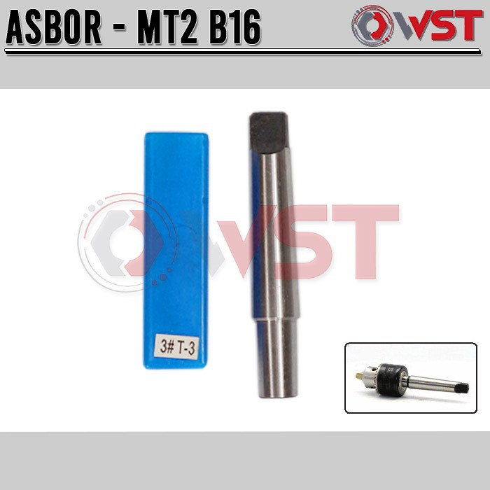 Jual Arbor MT2 B16 / Asbor / Kepala Bor duduk / Drill Chuck | Shopee ...
