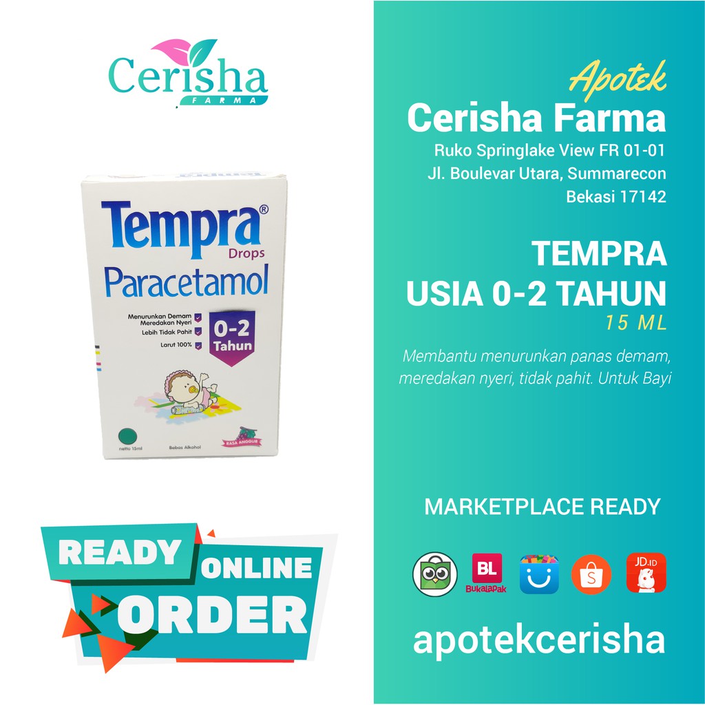 Jual Tempra Usia 0-2 Tahun | Shopee Indonesia