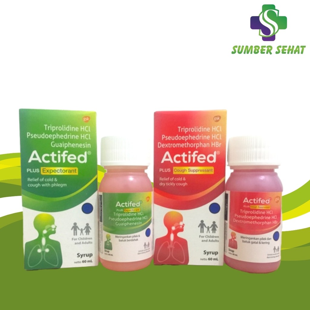 Jual ACTIFED PLUS SIRUP 60 ML | Shopee Indonesia