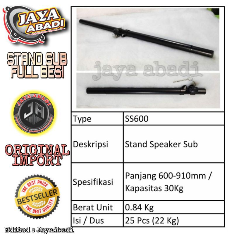 Jual STAND SPEAKER SUB SS600 MARTIAL BESI | Shopee Indonesia