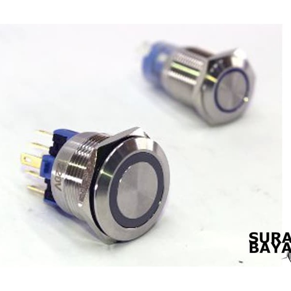 Jual Metal Push Button IP65 With LED Lamp MP016S-F11Z Merk FORT ...