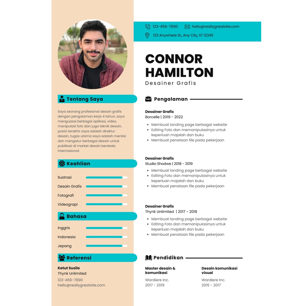 Jual CV | Curriculum Vitae | Lamaran Kerja | Resume | Portofolio ...