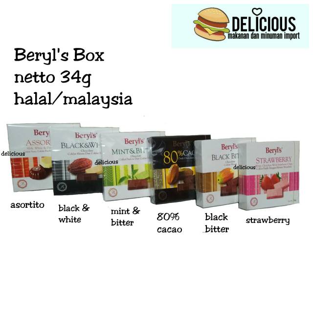 Jual Beryl's Box 34g Chocolate Coklat Beryls | Shopee Indonesia